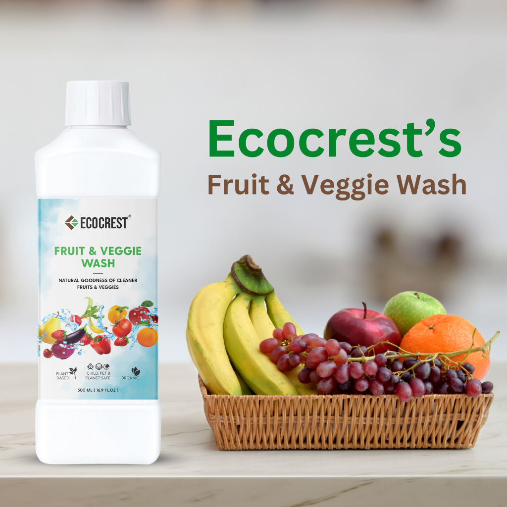 Fruit & Veggie Wash 500ml Chemical Free - Plant-based - Natural – ECOCREST