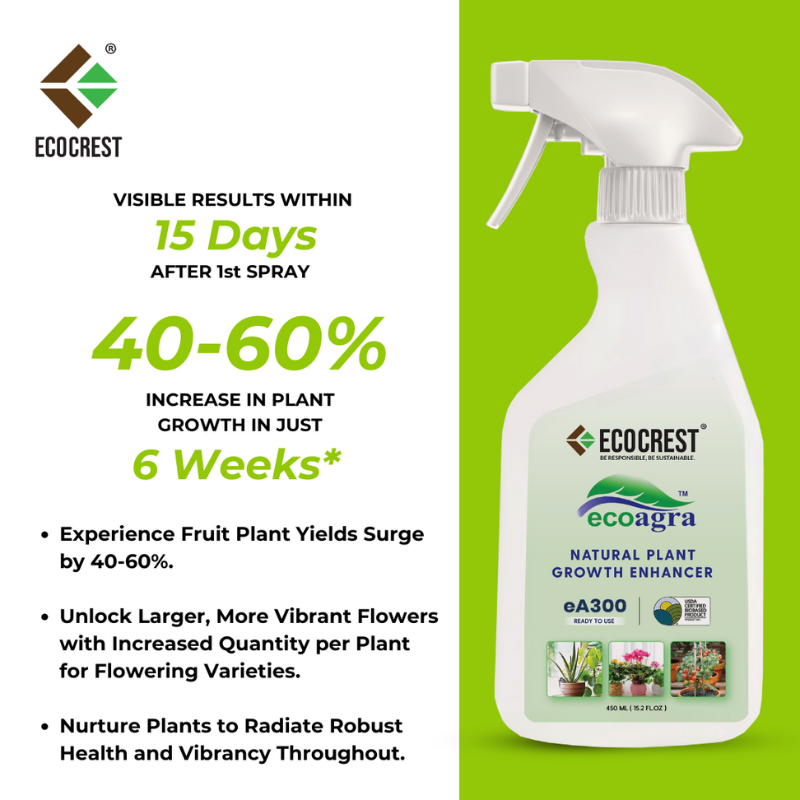 ECOAGRA PLANT GROWTH ENHANCER Chemical Free - Plant-based - Natural ...